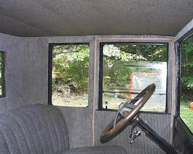 Reupholstering a Model T Coupe Interior